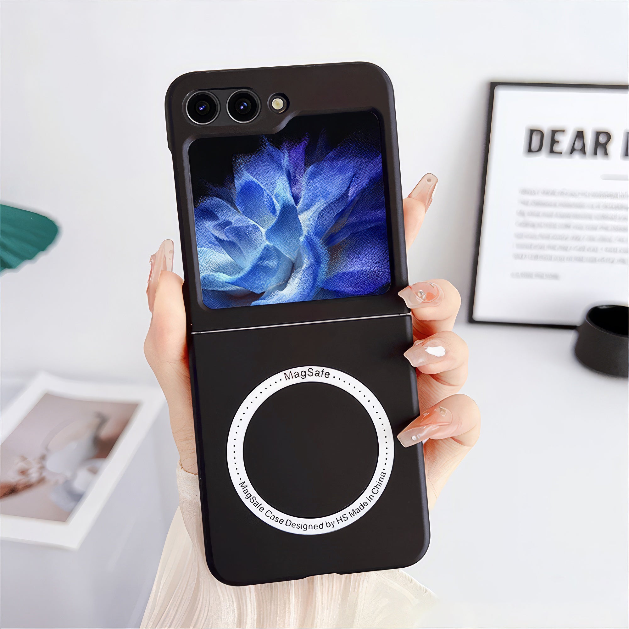 Maska za Telefon - Samsung Galaxy Z Flip 5 - MagSafe Compatible - Blac